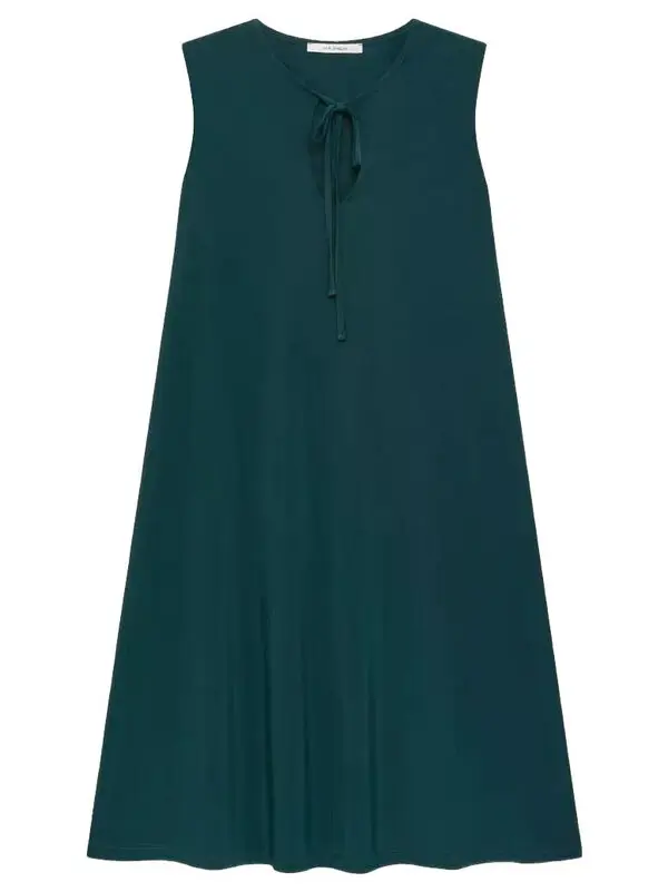 Malìparmi Sleeveless A-line Dress With Keyhole Detail - Green