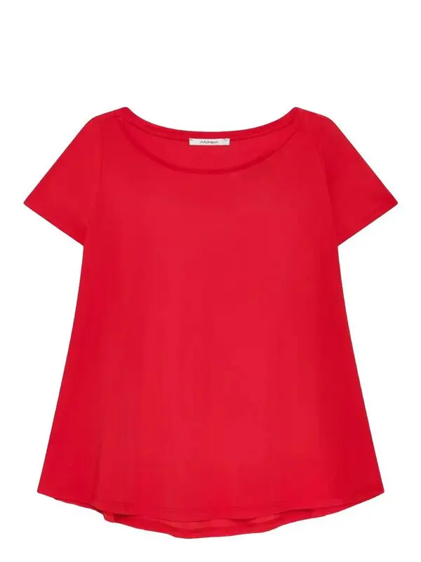 Malìparmi A-line Boat-neck T-shirt - Red
