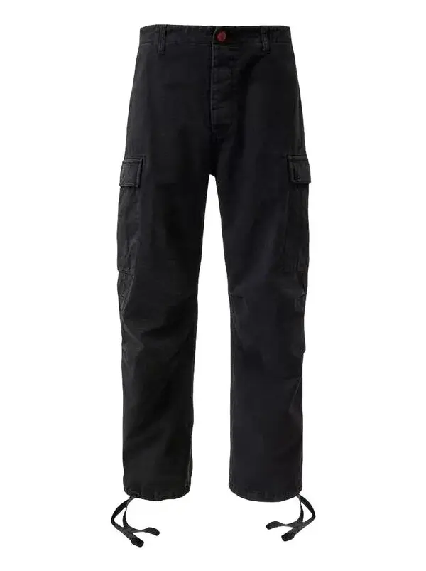 HELLSTAR Canvas Cargo Pants - Black