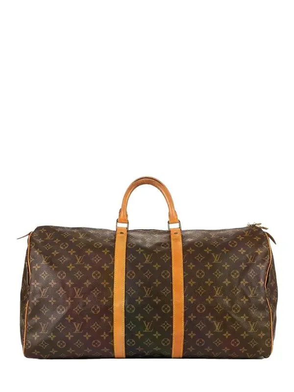 LOUIS VUITTON Keepall Tote Bag - Brown