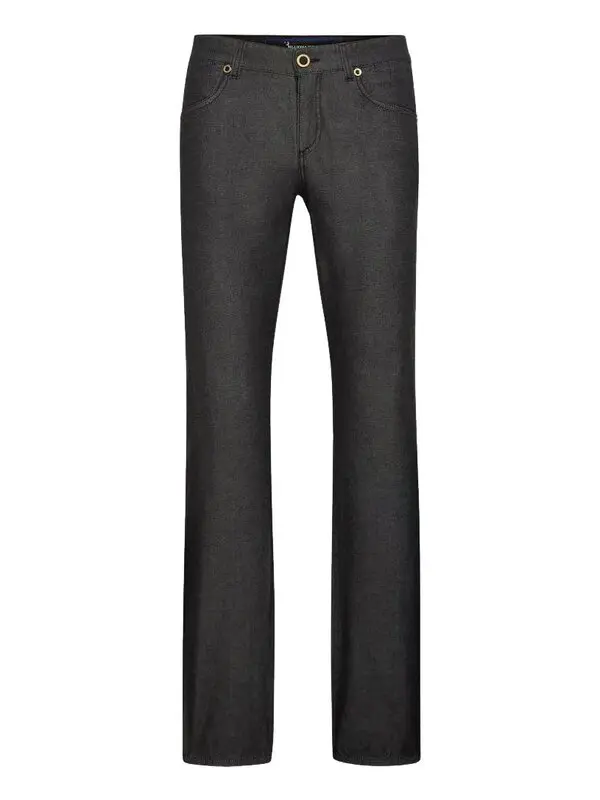 BILLIONAIRE Regular-fit Jeans With Logo Plaque - Grey