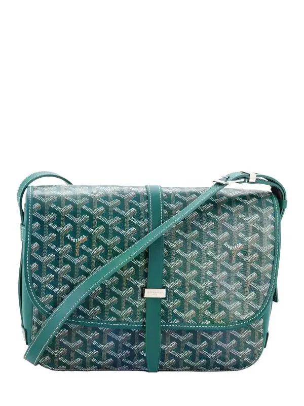 Goyard Belvedere Ii Mm Messenger Bag Coated Canvas - Green