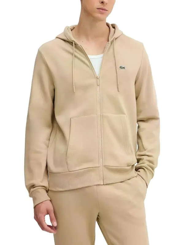 Lacoste Zip-up Hoodie - Neutrals