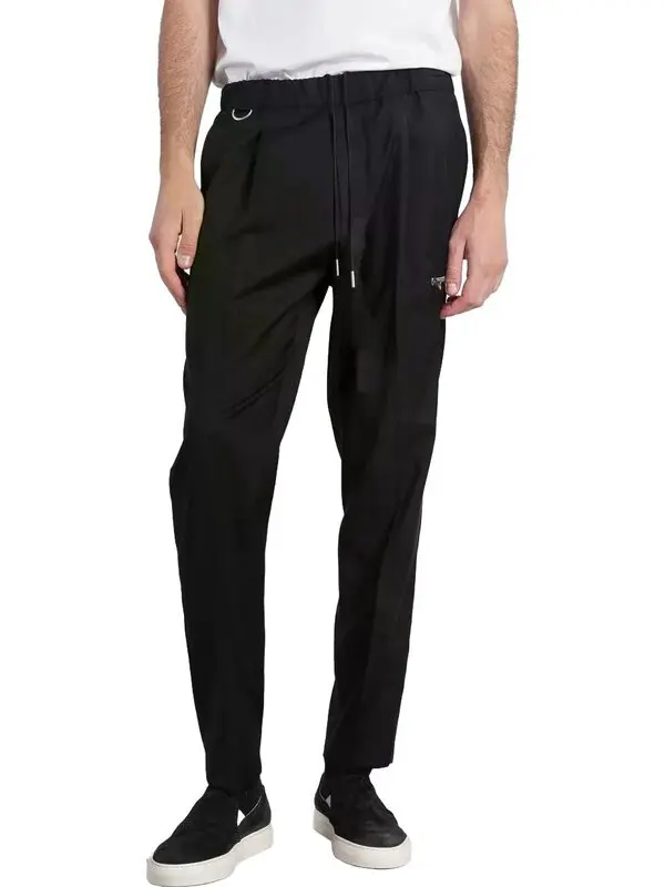 LOW BRAND Tokyo Zip-pocket Trousers - Black