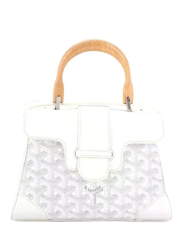 Goyard Saigon Top Handle Bag - White