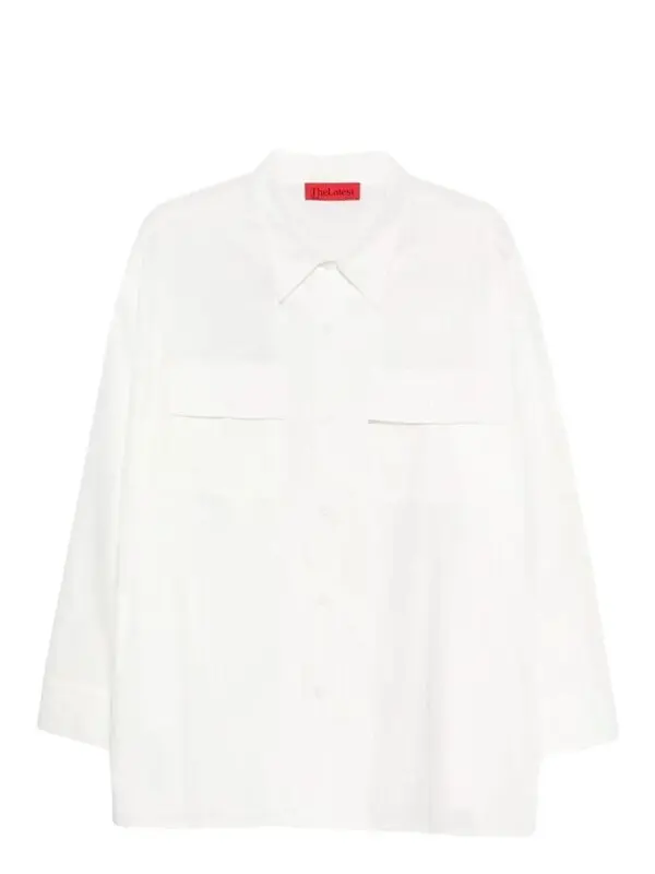 THELATEST Daria Flap-pocket Shirt - White