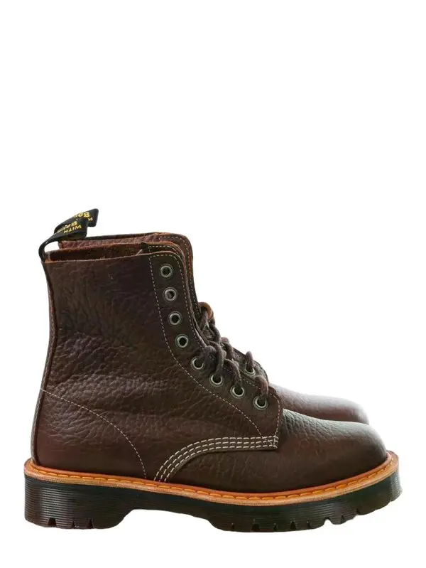 Dr. Martens 1460 Wild Grainy-leather Ankle Boots - Brown