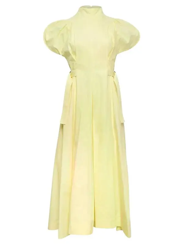 3.1 Phillip Lim Belted Puff-sleeve Dress - Yellow