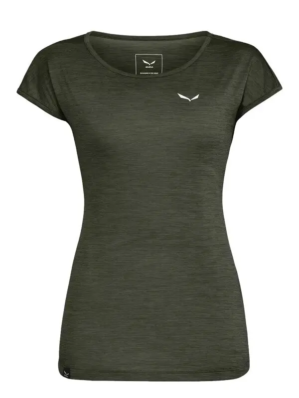 SALEWA Puez Melange Dry Short-sleeve T-shirt - Green