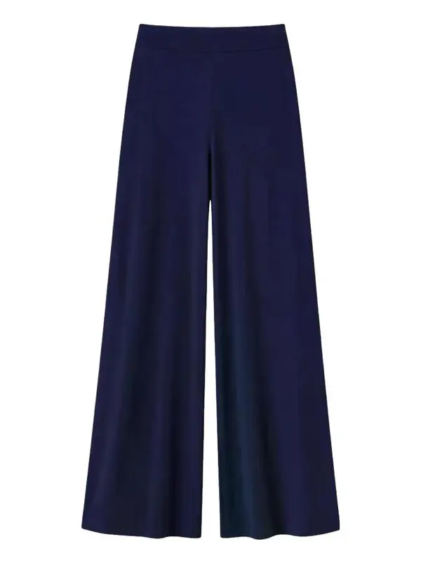 Malìparmi High-waisted Palazzo Pants - Blue