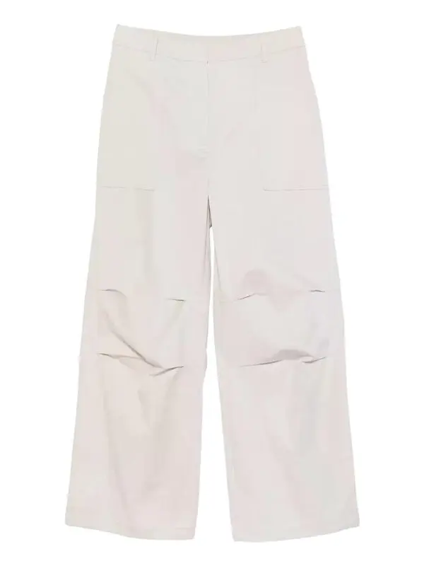 ALPHA TAURI Pura V1.y10.01 Pleated-knee Trousers - Neutrals