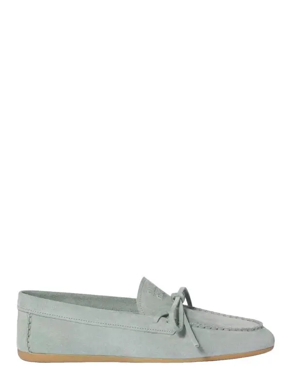 Miu Miu Suede Deck Loafers - Blue