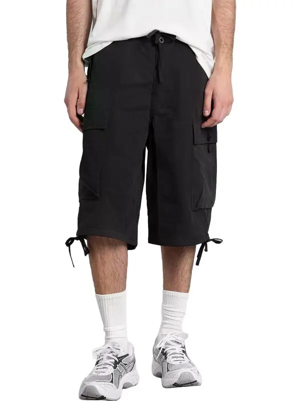 PEACEMAKER OAMC Drawstring Cargo Shorts - Black