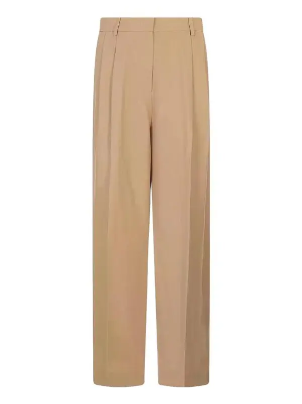 Fabiana Filippi Pleated Straight-leg Trousers - Neutrals