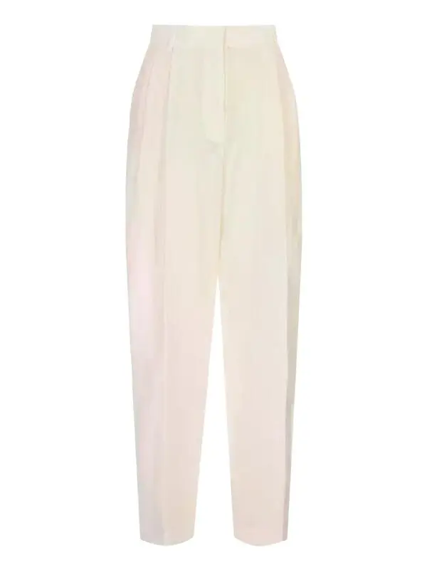 Fabiana Filippi Pleated Pressed-crease Trousers - Neutrals