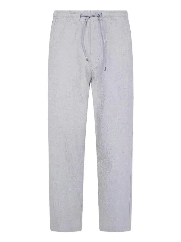 Paul Smith Seersucker Drawstring Trousers - Grey