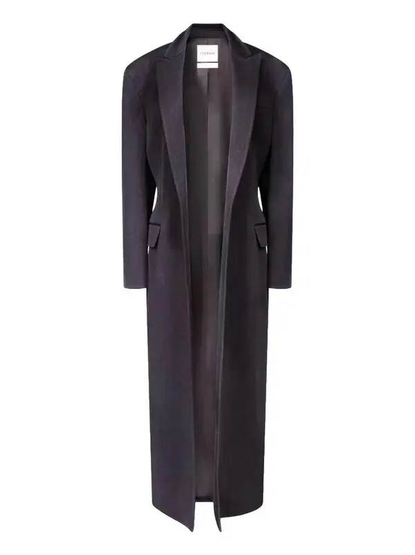 FFORME Anouk Peak-lapel Wool Coat - Brown