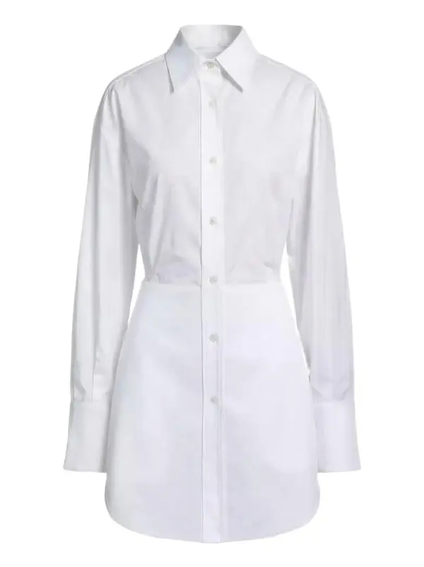 Monse Classic-collar Shirt Dress - White