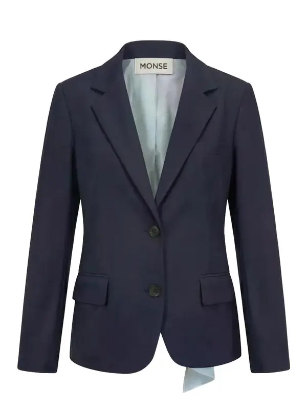 Monse Single-breasted Asymmetric Blazer - Blue