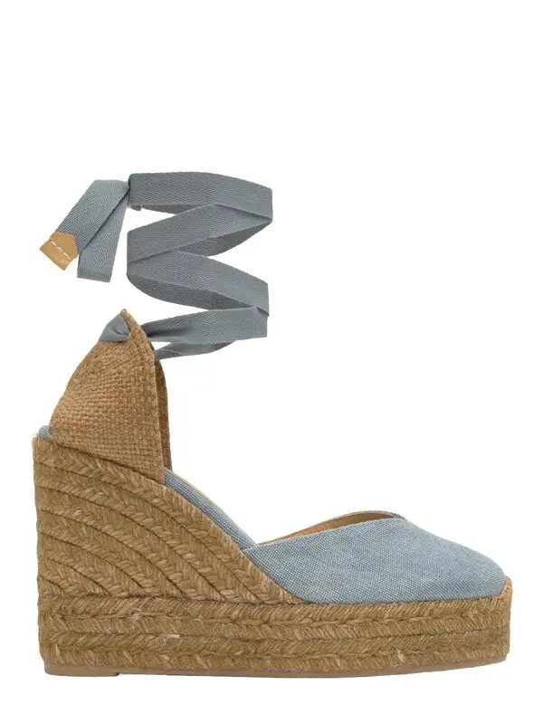 CastaÑer Chiara Canvas Platform Espadrilles - Blue