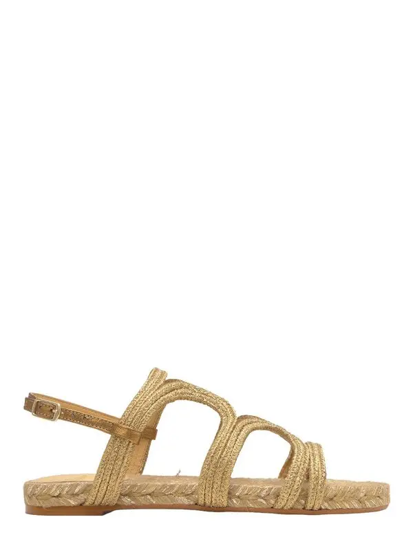 CastaÑer Pitra Raffia Sandals - Beige