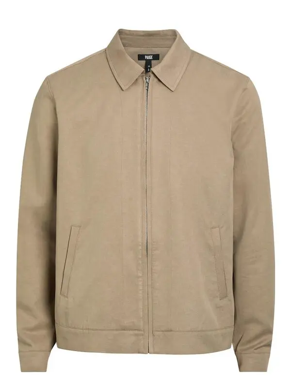 Paige Cotton-blend Jacket - Beige