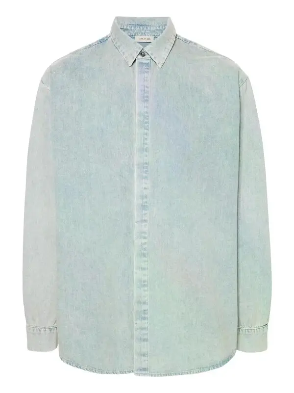 Fear Of God Classic-collar Denim Shirt - Blue