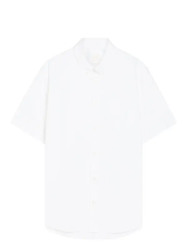A.p.c. Jack Logo-embroidered Cotton Shirt - White