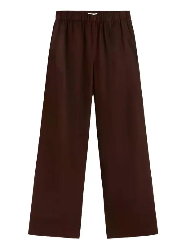 ECOALF Wide-leg Trousers - Brown