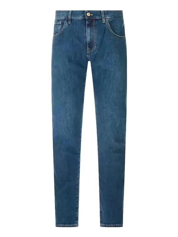 PT TORINO Logo-patch Jeans - Blue
