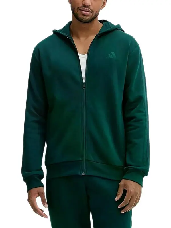 Adidas Colorblock Hooded Tracksuit - Green