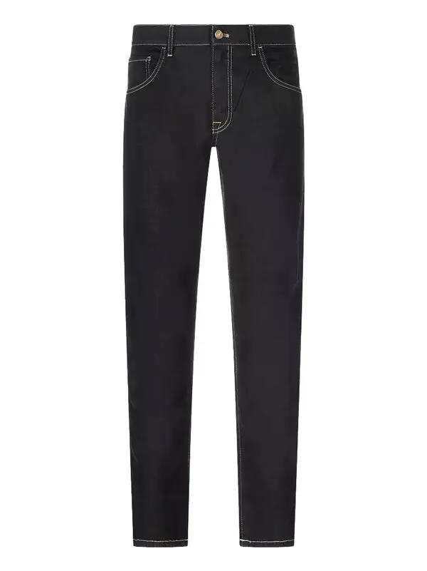 PT TORINO Contrast-stitch Jeans - Blue