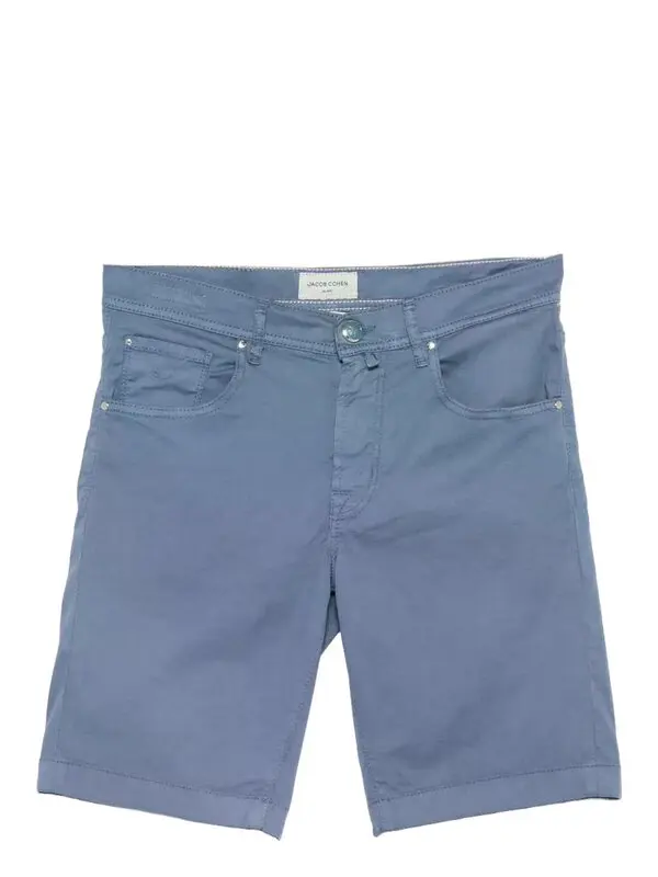 Jacob Cohen Nicolas Logo-patch Shorts - Blue