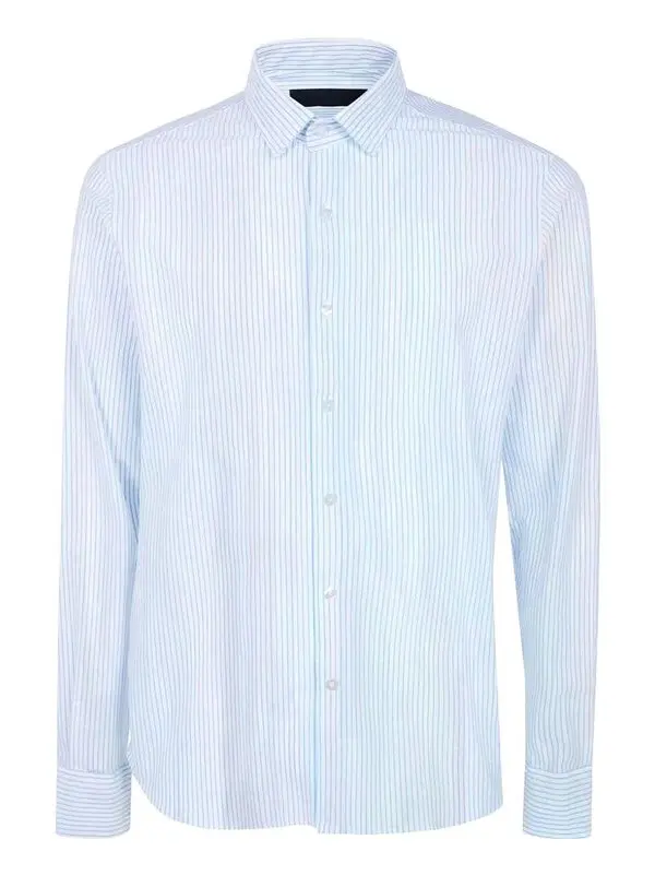 RRD Striped Long-sleeve Shirt - Blue