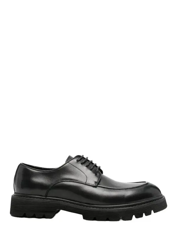 SERGIO MORETTI FIRENZE Round-toe Derby Shoes - Black