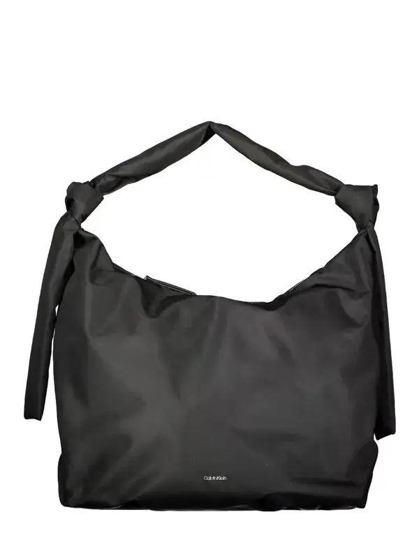 Calvin Klein Knotted Top-handle Tote Bag - Black