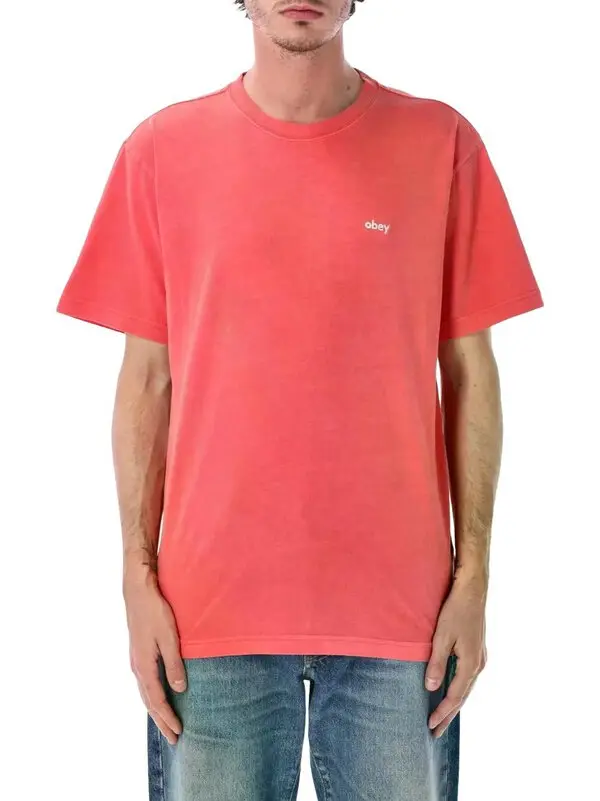 Obey Logo-print T-shirt - Red