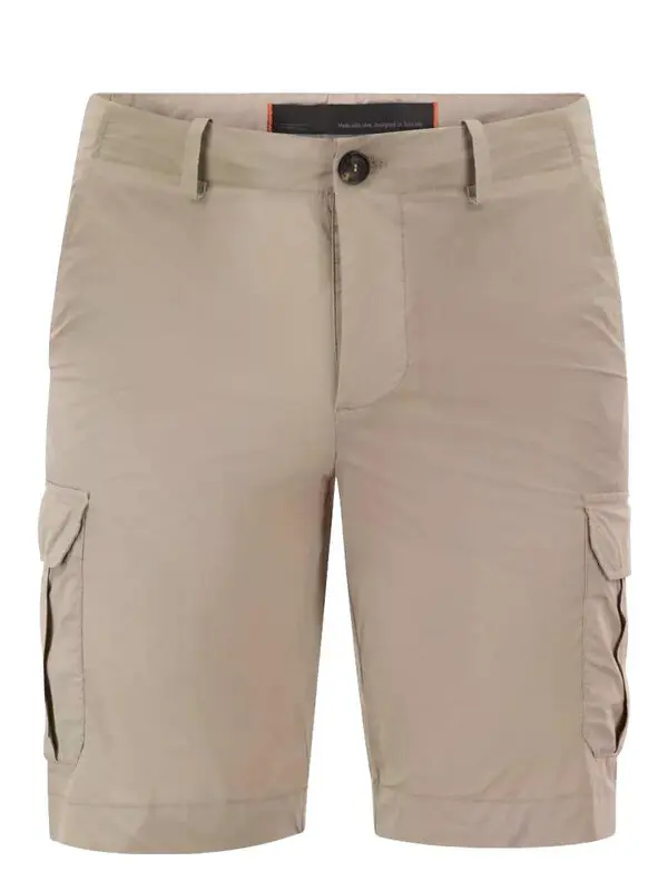 RRD - ROBERTO RICCI DESIGN Buttoned Cargo Shorts - Neutrals