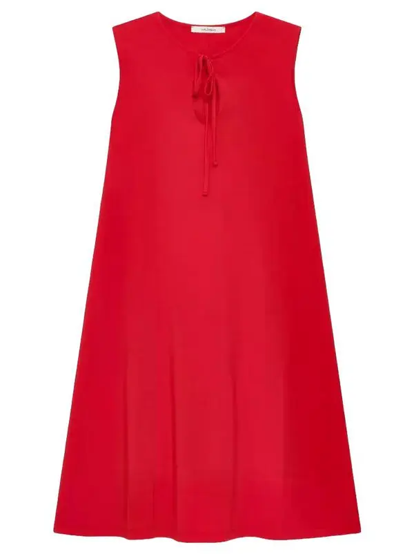 Malìparmi Keyhole Tie-fastening A-line Dress - Red