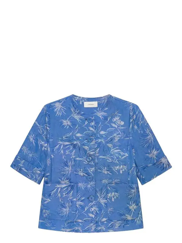 Malìparmi Boxy Jacket - Blue