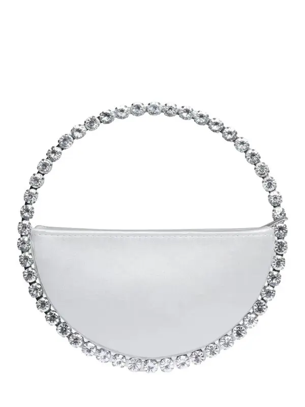 L'ALINGI Eternity Crystal-embellished Clutch - Grey