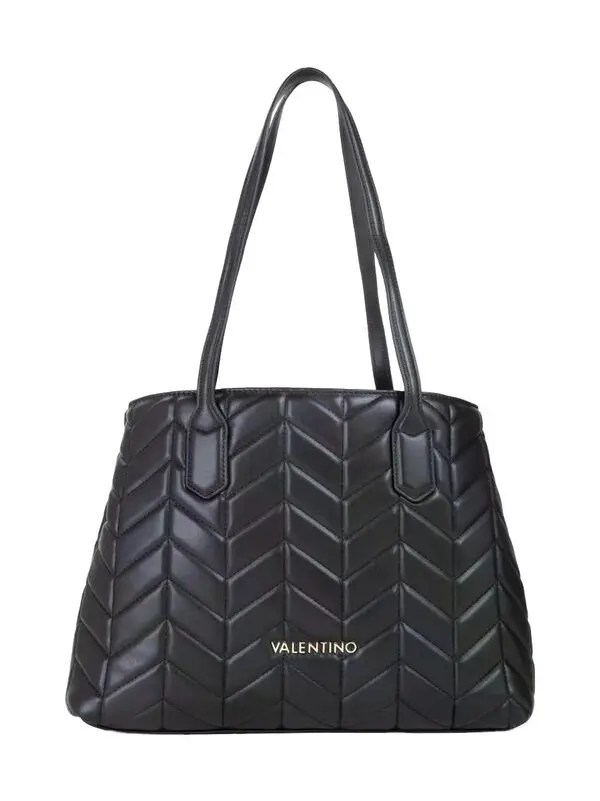 MARIO VALENTINO Chevron-quilted Tote Bag - Black