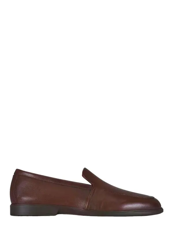 Santoni Leather Loafers - Brown