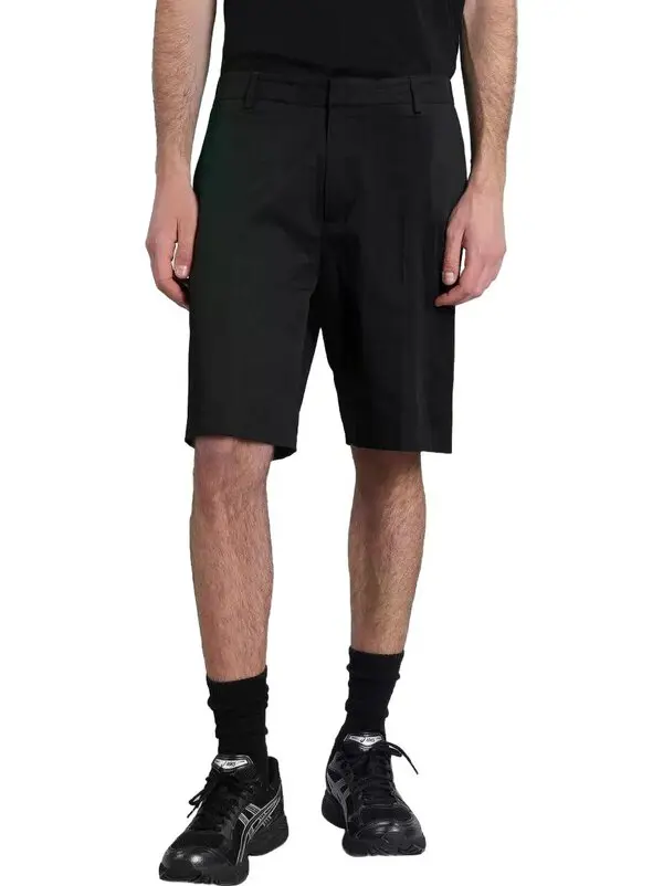 GREYED Ridge Pressed-crease Shorts - Black