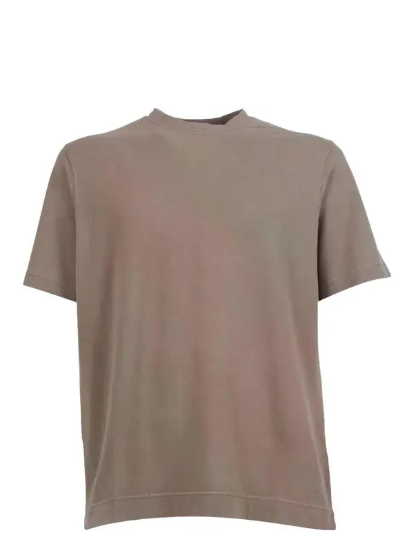 CIRCOLO 1901 Garment-dyed T-shirt - Neutrals