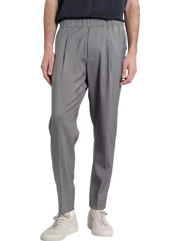 LOW BRAND Elasticated-waist Trousers - Grey