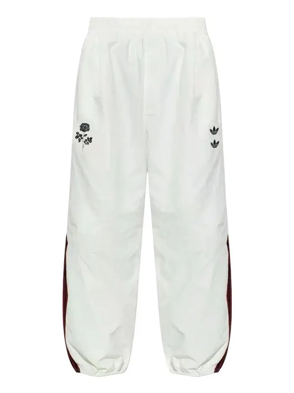 Adidas X Willy Chavarria Embroidered Track Pants - Neutrals