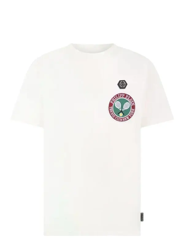 Philipp Plein Embroidered T-shirt - Neutrals