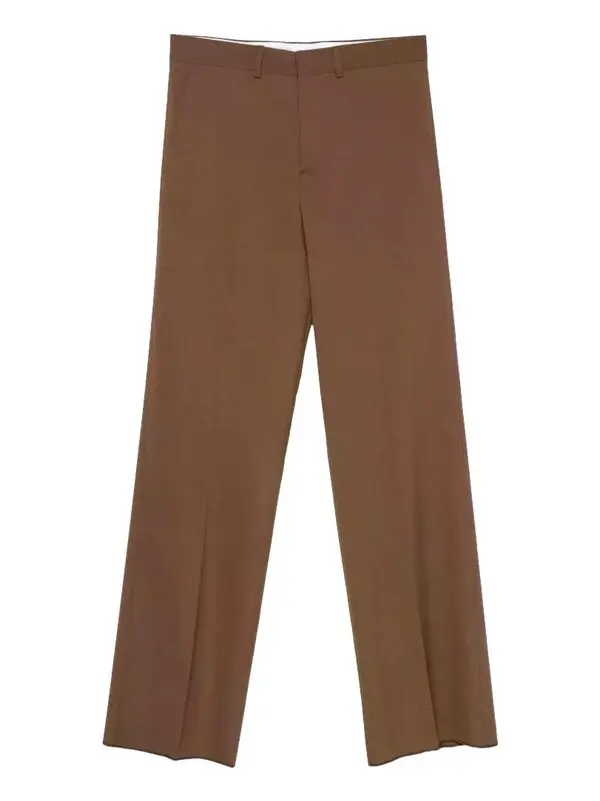 NINEMINUTES Wide Leg Trousers - Brown