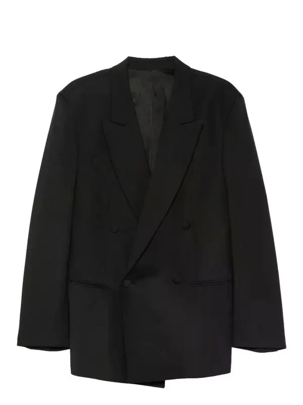 NINEMINUTES Submarine Peak-lapel Blazer - Black